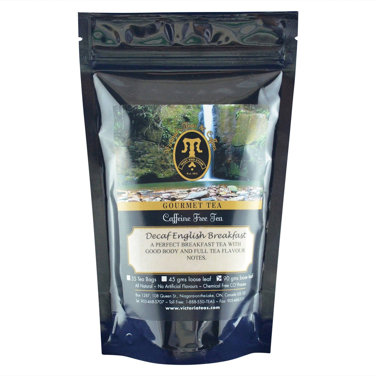 Decaf English Breakfast – Victoria's Teas and Coffees
