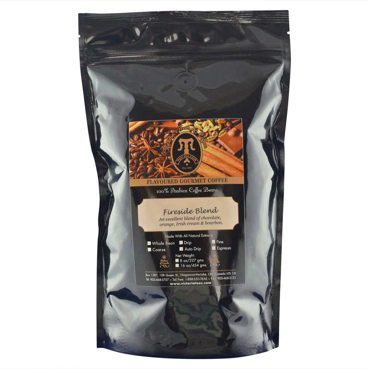 Fireside Blend – Victoria's Teas and Coffees