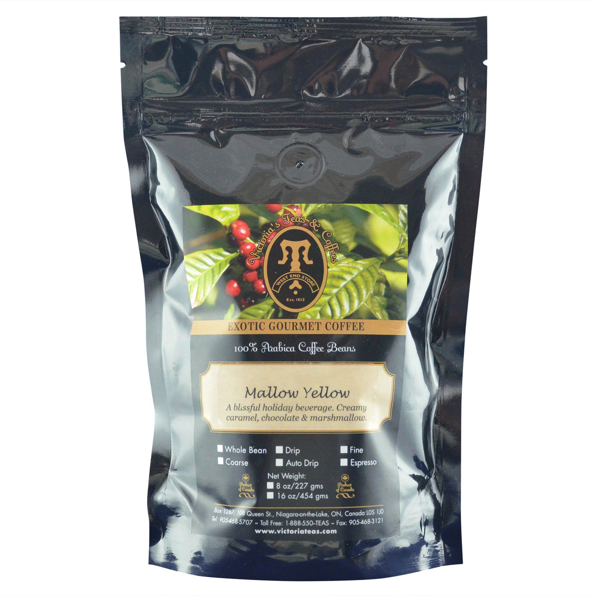 Mallow Yellow – Victoria's Teas and Coffees