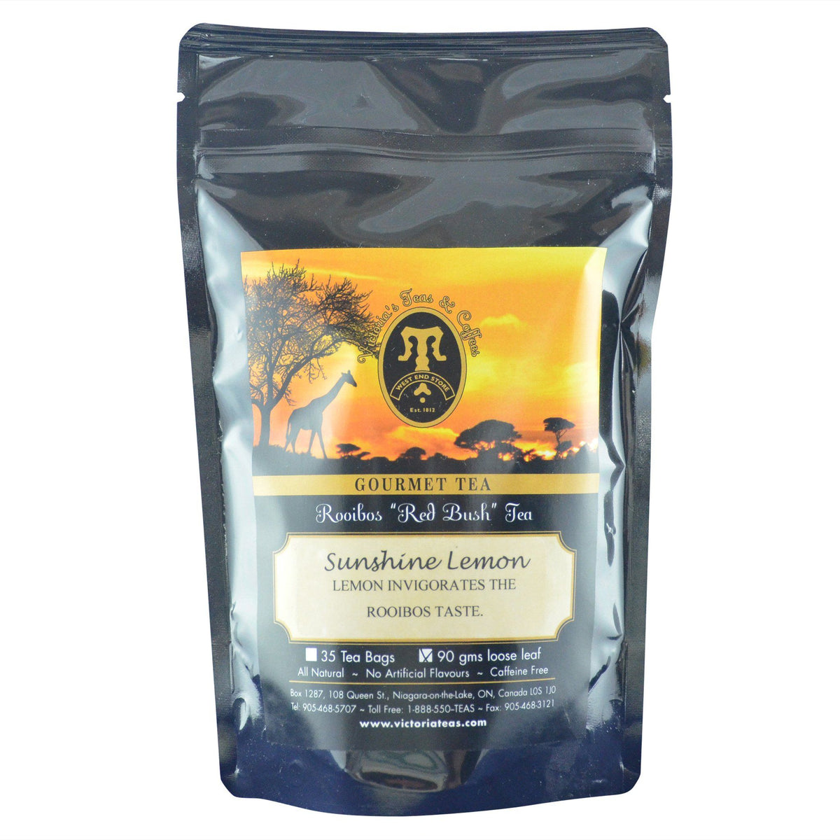 Sunshine Lemon Rooibos – Victoria's Teas and Coffees